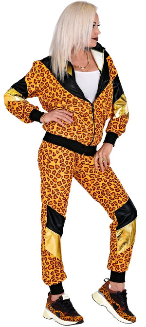 Disfraz Chándal de Táctel de Leopardo para Adulto | Comprar Online