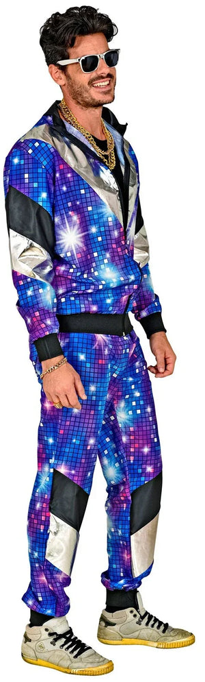 Disfraz Chándal de Táctel de Bola Disco para Adulto | Comprar Online