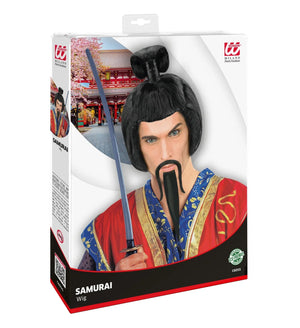 Peluca Morena de Samurái con Coleta | Comprar Online