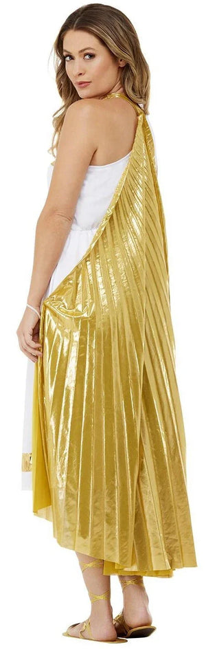 Capa Dorada Plisada con Varillas | Comprar Online | Envío en 24h