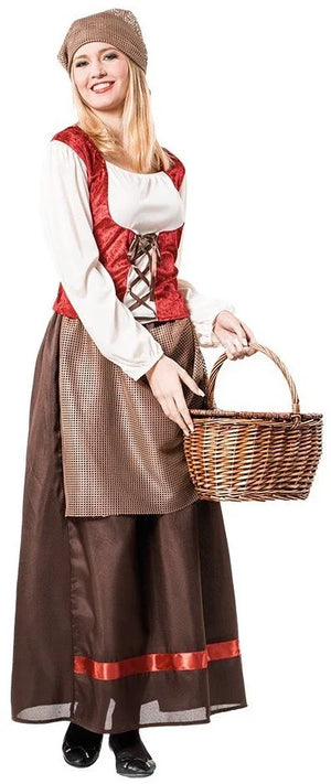 Disfraz de Posadera Medieval para Adulto | Comprar Online