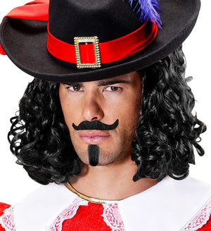 Bigote con Perilla en Negro | Comprar Online