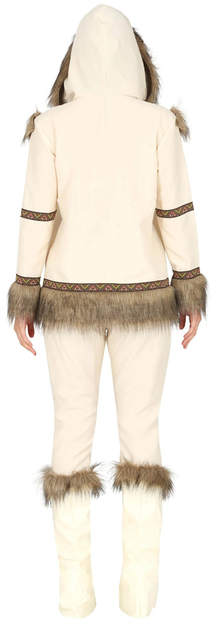 Disfraz de Esquimal Beige para Mujer | Comprar Online